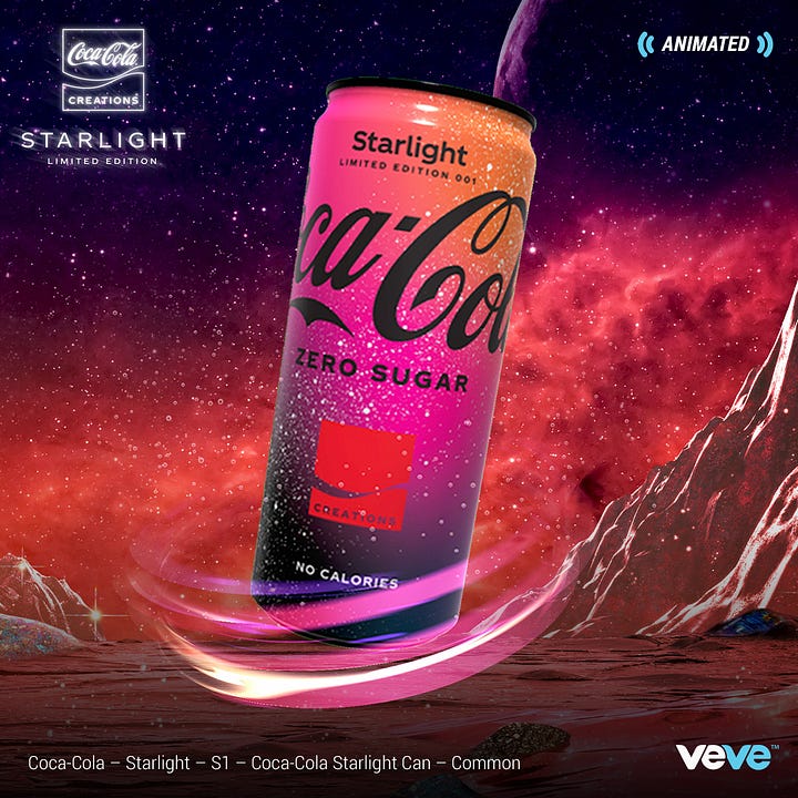Coca-Cola Creations— Starlight. Coca-Cola returns to VeVe on Sunday, 10 ...
