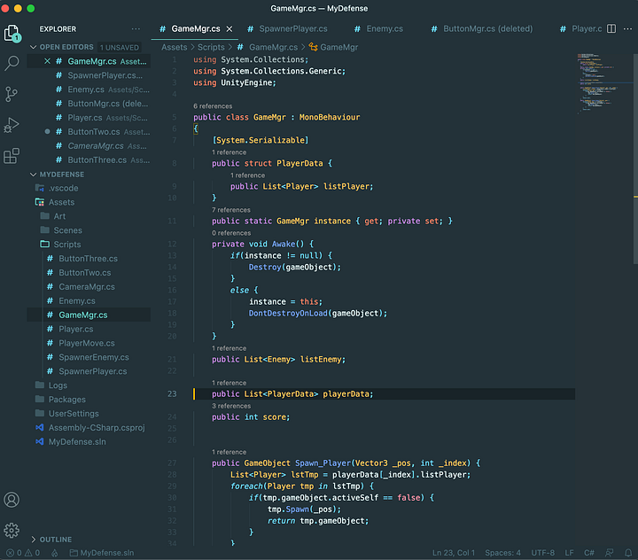 Unity Project with Mac(VS code) - GonoBae - Medium