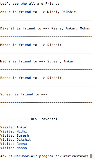 Traversing a Graph using Depth First Traversal | by Ankur Srivastava ...