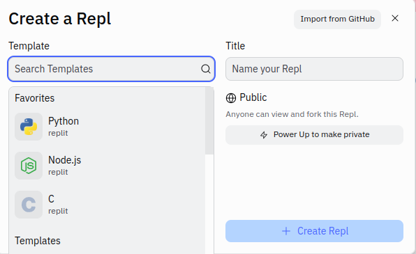 Lets Use Replit To Embed Python I Recently Forked A Repo To Make A