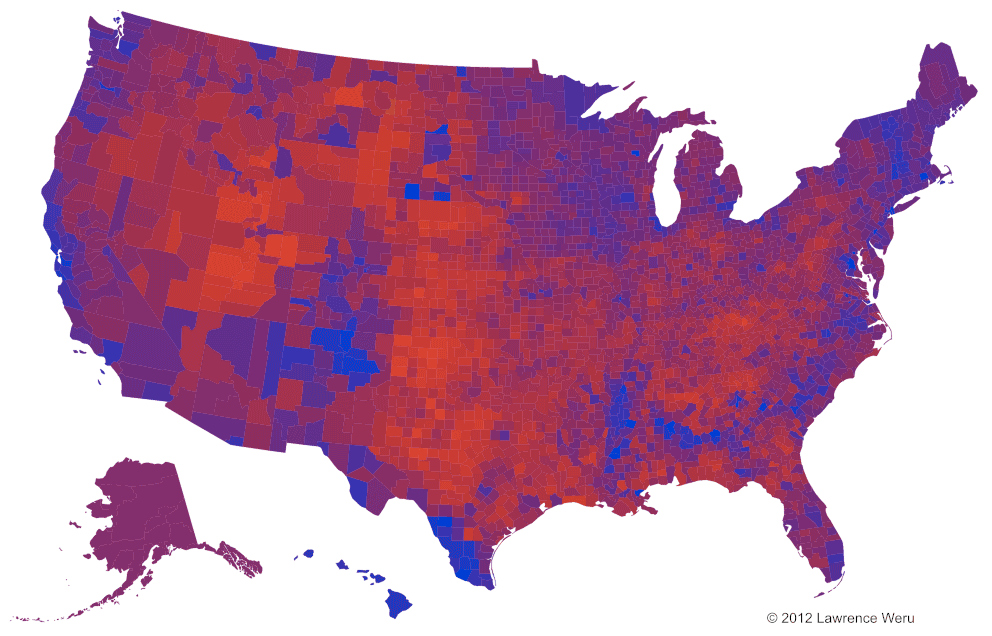The Trouble with the Purple Election Map | by Larry Weru | Matter | Medium