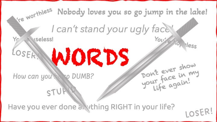 Words Are Like Swords | Josephine Crispin | Creative Juice!
