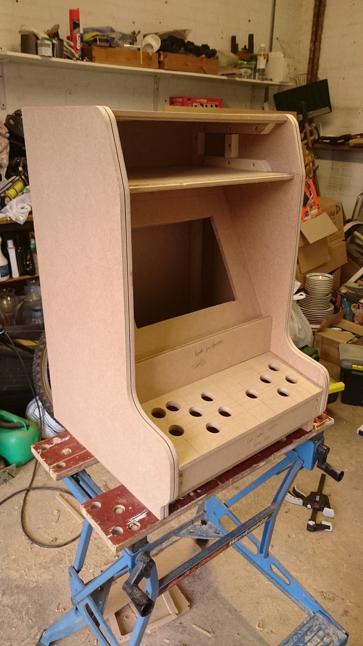 Building an arcade machine. So this is a sort of story/instruction ...