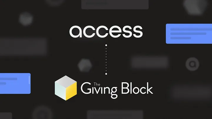 액세스 프로토콜 새로운 자선 기부 추진을 위한 The Giving Block 파트너십 체결 By 액세스 프로토콜 Access Protocol Feb 2023