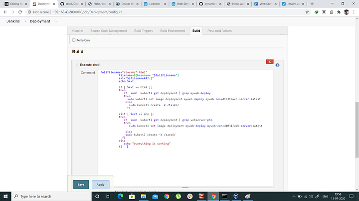 Automate Webserver Deployment And Testing On Kubernetes K8s Using Jenkins Groovy Script By 9444