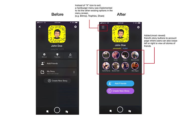 Snapchat: UX/UI Case Study. Proble | by Blake Mintalar | Medium