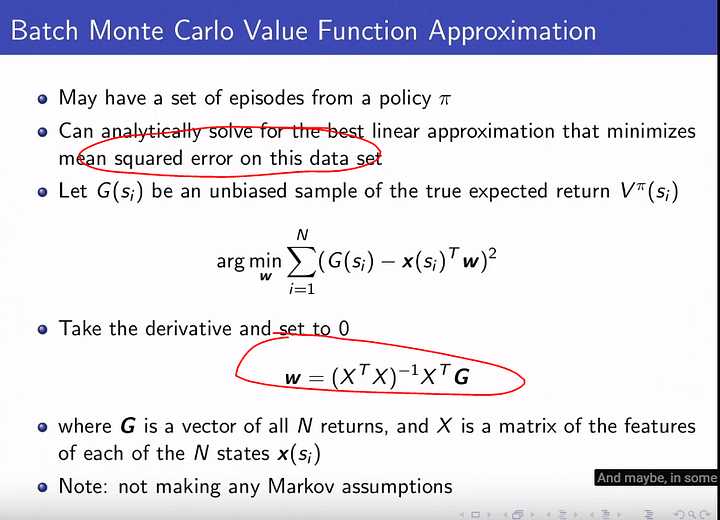 [ Archived Post ] Stanford CS234: Reinforcement Learning | Winter 2019 | Lecture 5 — Value ...