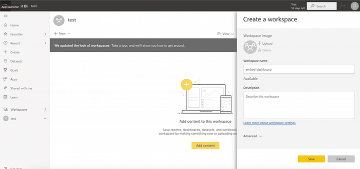 Power BI (Embed dashboard with Vue.js and Power BI REST API using Postman). Part 1 (Power BI ...