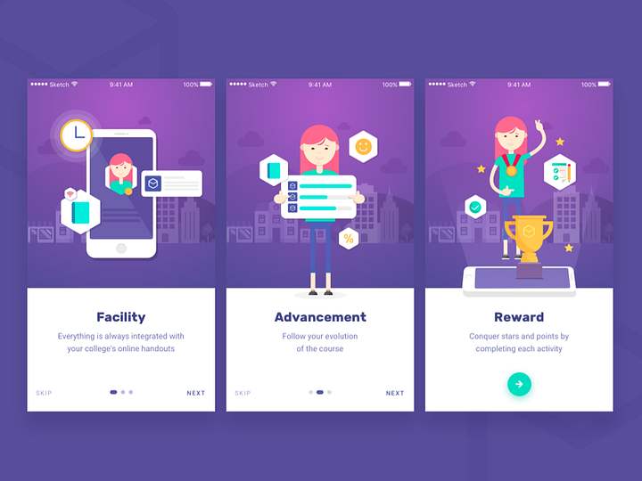 Onboarding Inspiration 2017. via Muzli design inspiration | by Muzli ...