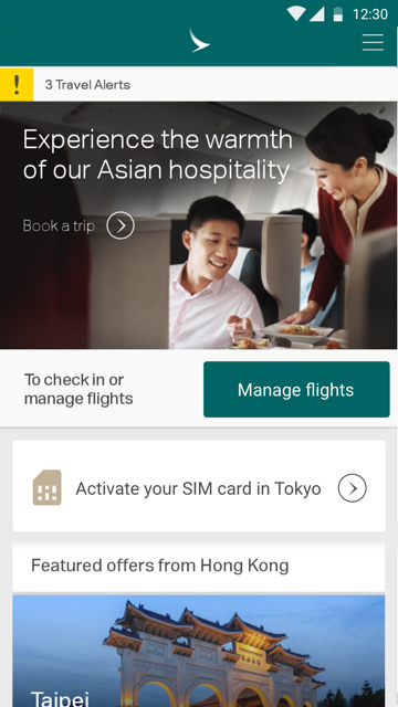 Redesigning Cathay Pacific App. UX/UI design over a weekend | by Hanny ...