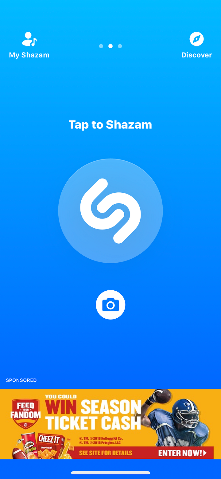 Everyday UI: Shazam redesign. The Shazam app can find information… | by ...