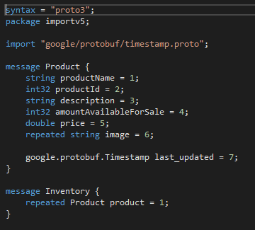 1. Protobuf with C# — creating the .proto file | by Louise Ahokas | Medium