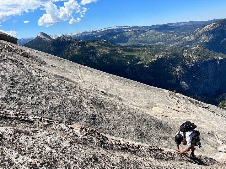 Snake Dike — Climbing Yosemite Half Dome | by Romain Rigaux | Romain’s Adventures | Medium