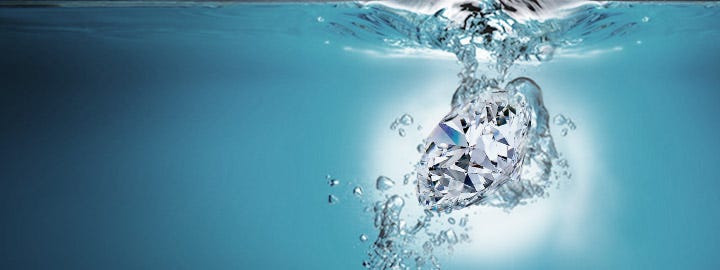 Water versus diamonds. This question is described in the… | by Celine ...