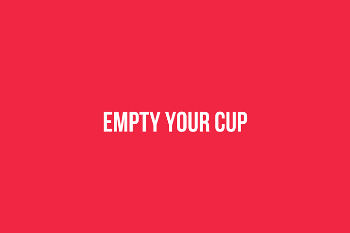 Empty Your Cup. Hold loosely and give freely | by Chris Fritz | Roses from Bones | Sep, 2022 ...