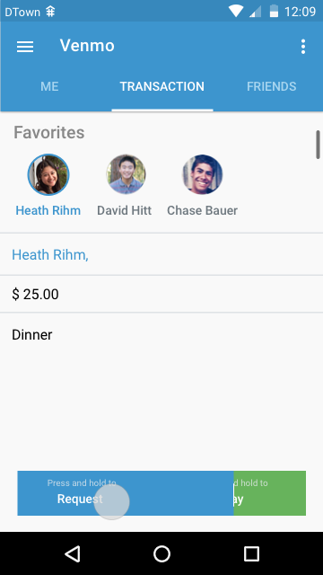 Venmo Android Redesign. Problems | by Rick Miyagi | Medium