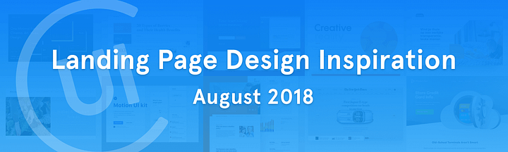 Landing Page Inspiration — August 2018 | by Collect UI | Collect UI ...