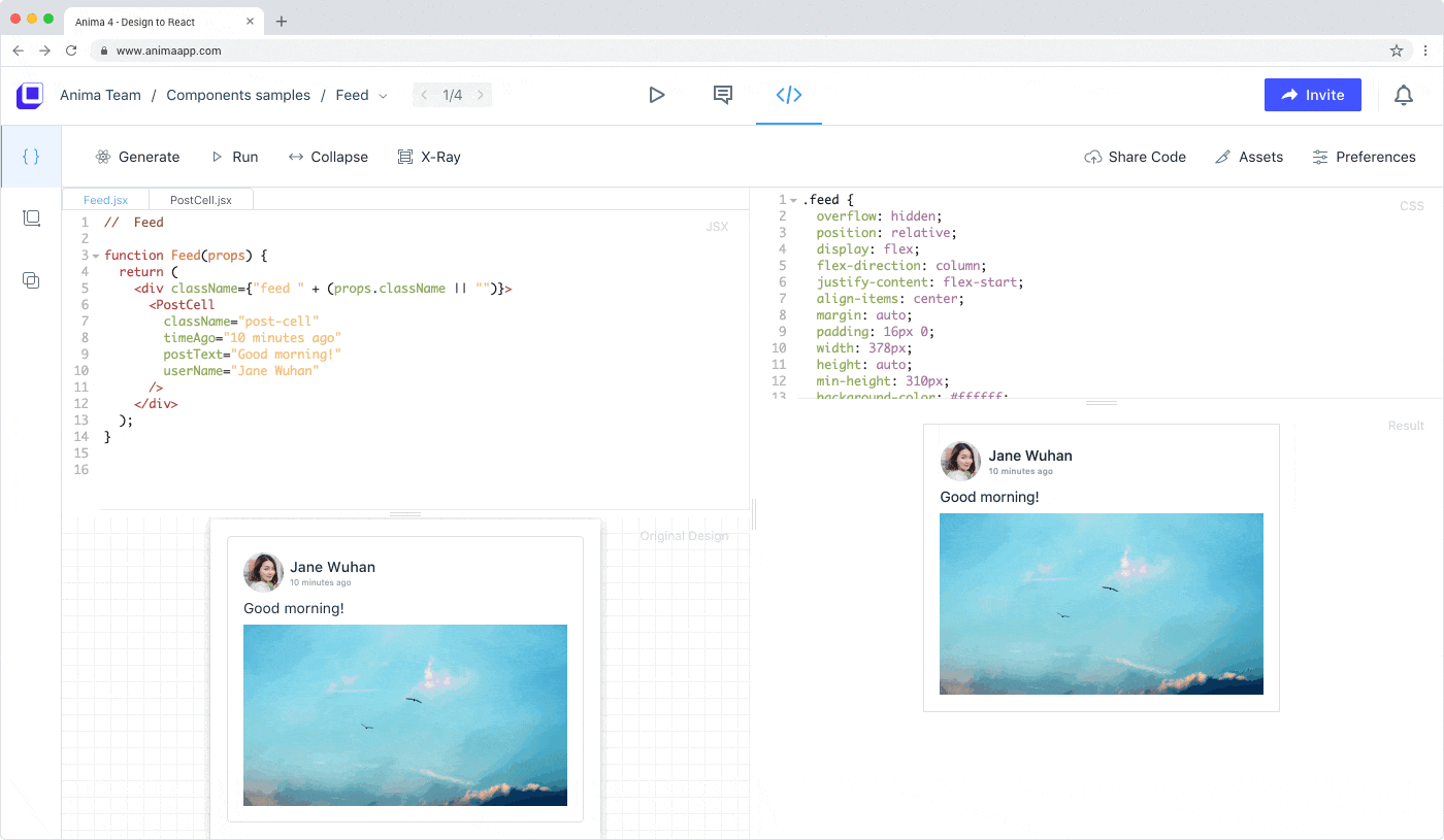Design to React and Developer-friendly Code. Announcing Anima 4. | by ...