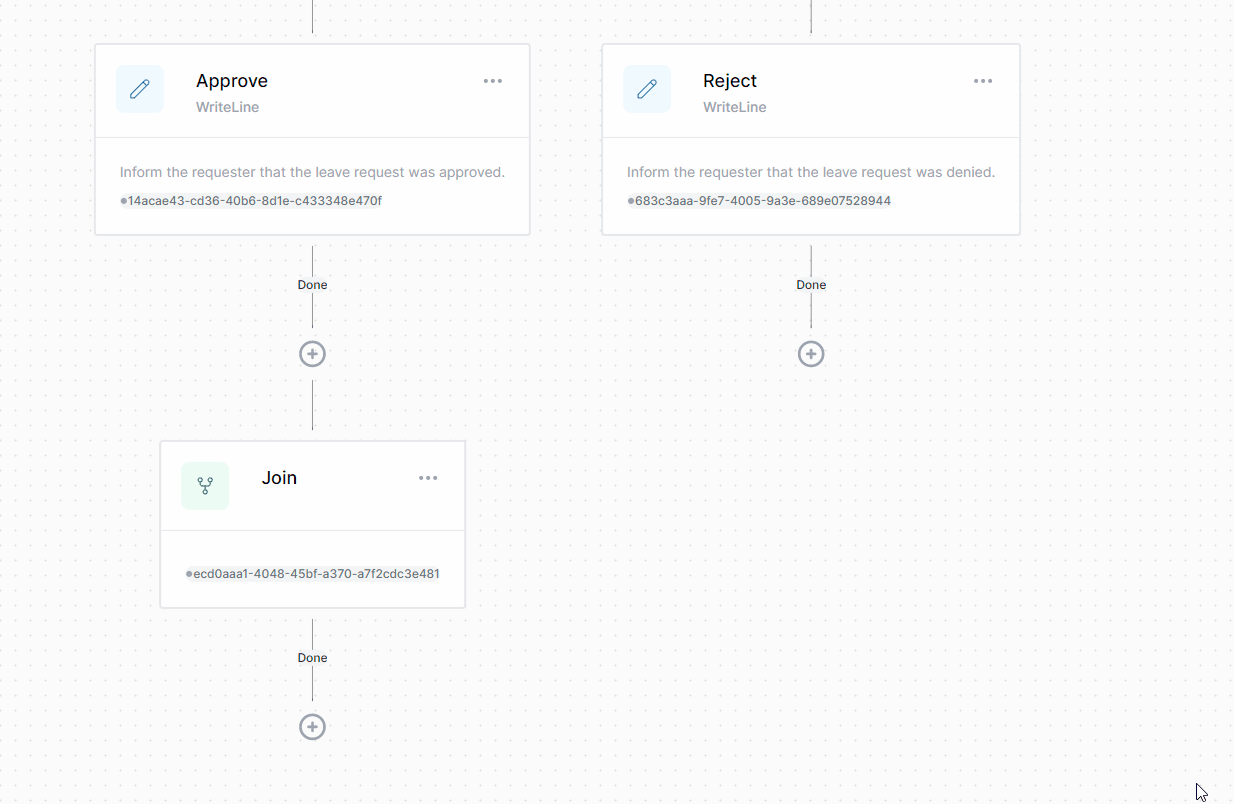 When a workflow is blocked, how can I programmatically go straight back ...
