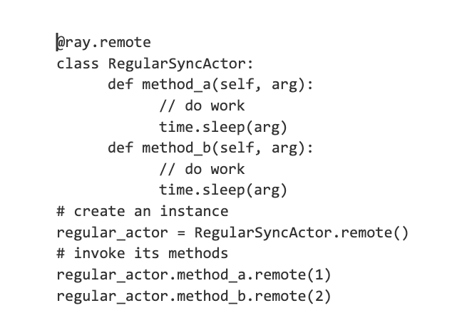 Ray Asynchronous and Threaded Actors: A way to achieve concurrency | by ...