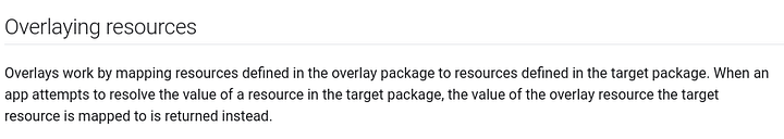 淺談「Runtime Resource Overlay」. Android：AOSP | by RICK | Medium