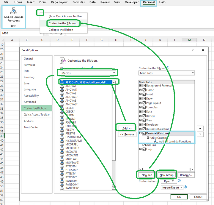 Excel Lambda Library. Lambda is a powerful new function in… | by Gareth Stretton | Medium