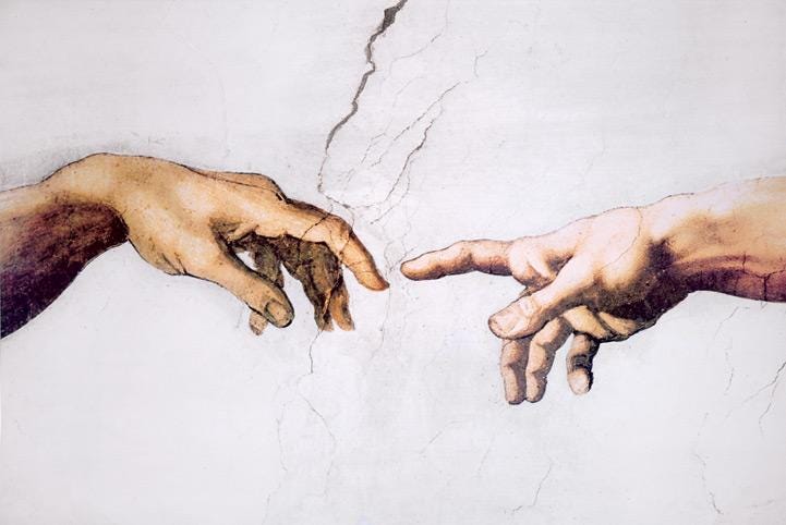 Mind Over Matter.. Michelangelo’s painting the Creation of… | by Paul ...