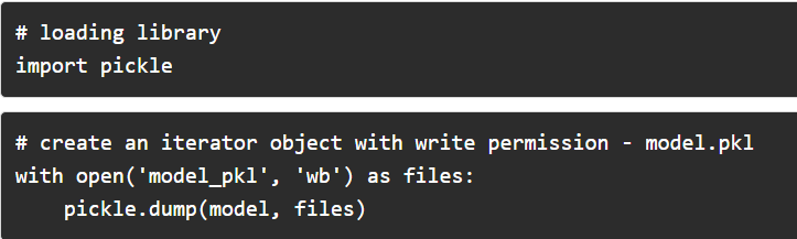Save your ML model using pickle or joblib | by ShreyaG | Apr, 2022 | Medium