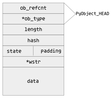 How variables are saved in Python and Rust. Side by Side 4: str/string | by Marshal SHI | Geek ...