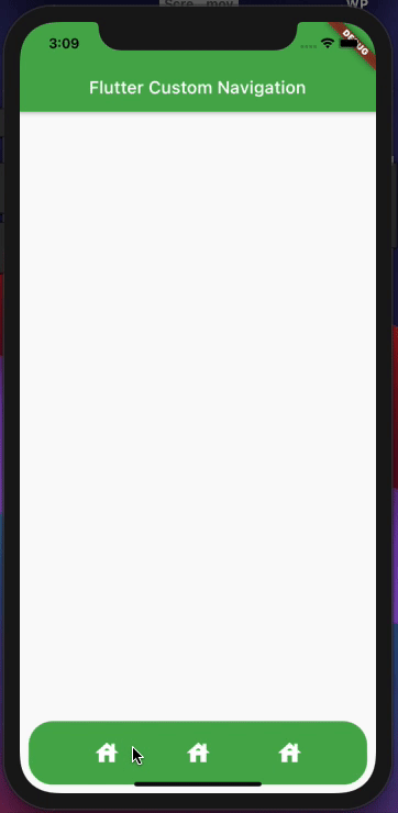 Flutter Custom Nav Bar / Custom Nav Bar with Bottom Sheet | by Raja ...