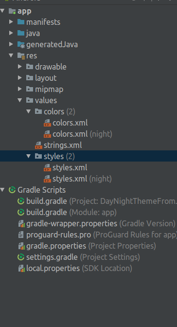 Flexible Switching of Day-Night Theme in ANDROID | by pooja shah | Medium