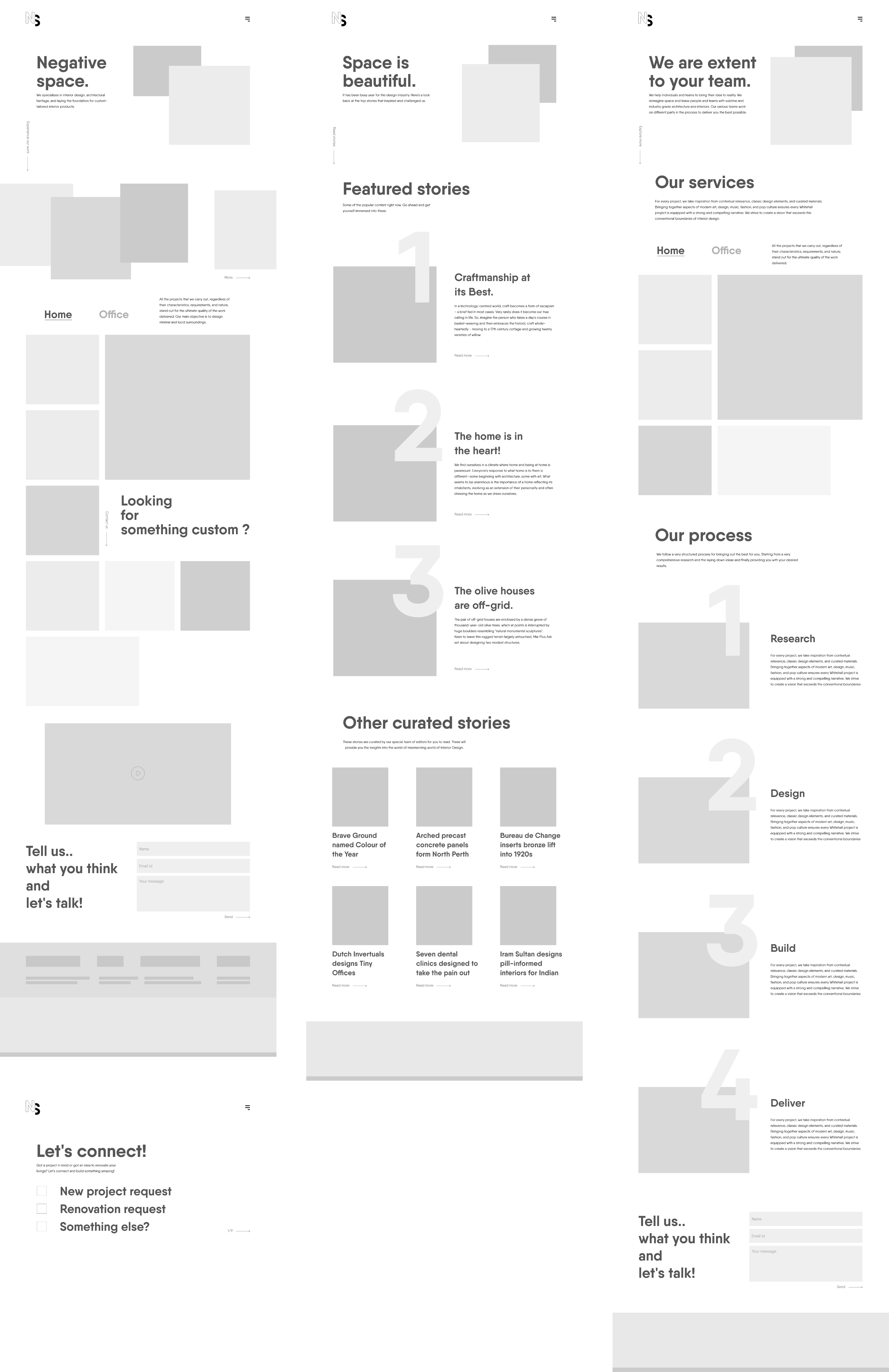 Negative Space website design case study | by Prabhav Singh | Muzli ...