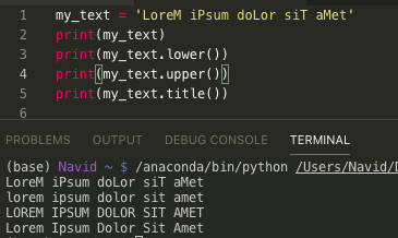 Adding Python to your life — Strings | by Navid Nobani | Medium