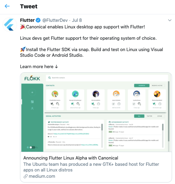 Flutter install linux - tidebody
