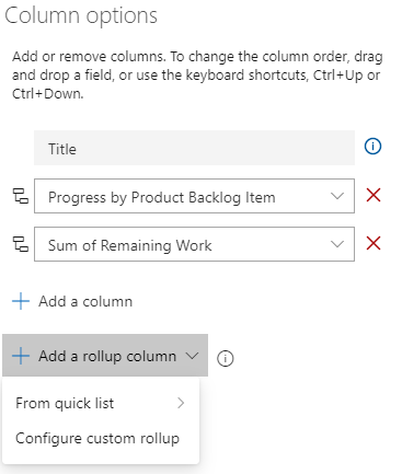 Rollup Columns in Azure Boards. There is a new feature in Azure Boards… | by Dave Lloyd ...