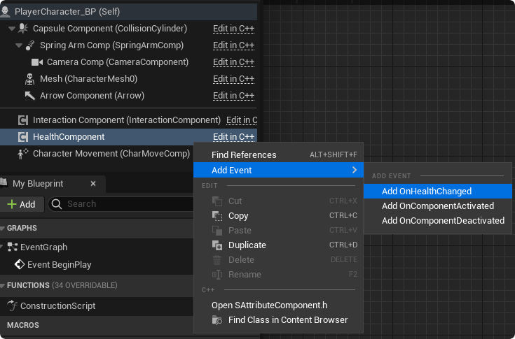 Unreal Engine: How to declare a custom event in C++ | Medium