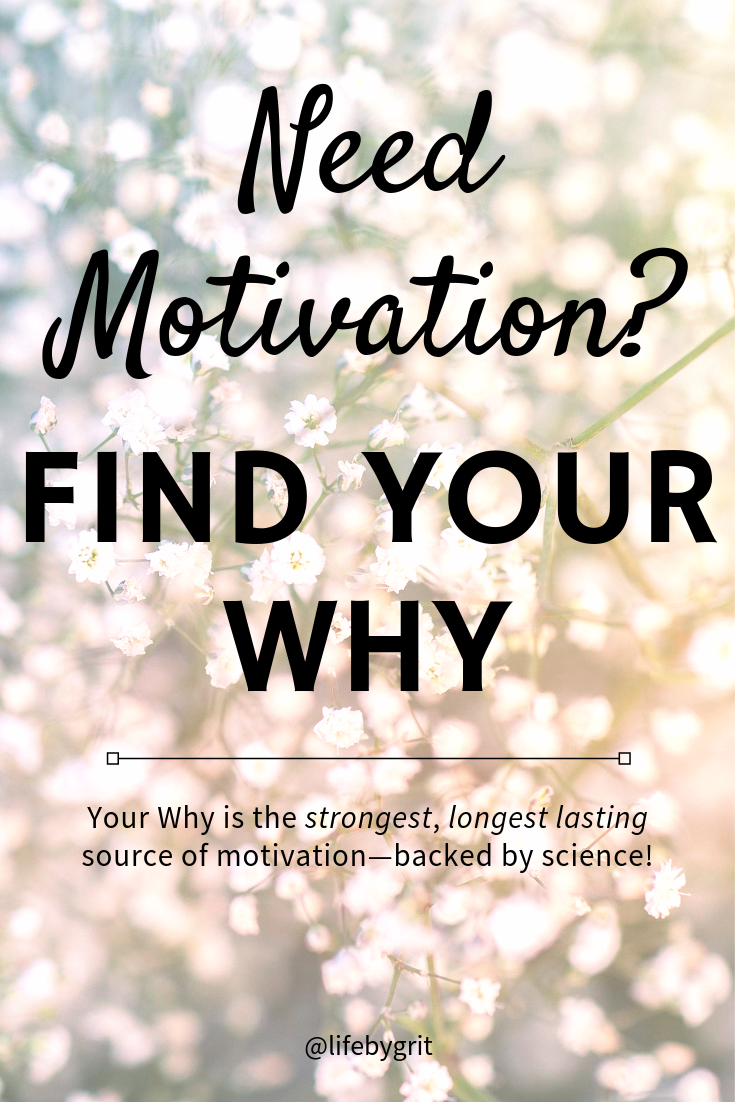 Need Motivation? Find Your Why. There’s a reason my blog is called Life ...