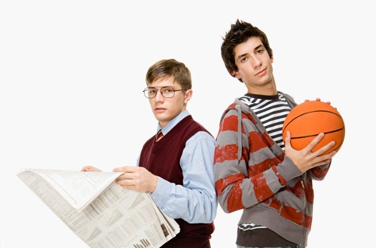 Geeks Vs. Jocks. Alyssa Royse has been thinking about… | by The Good ...