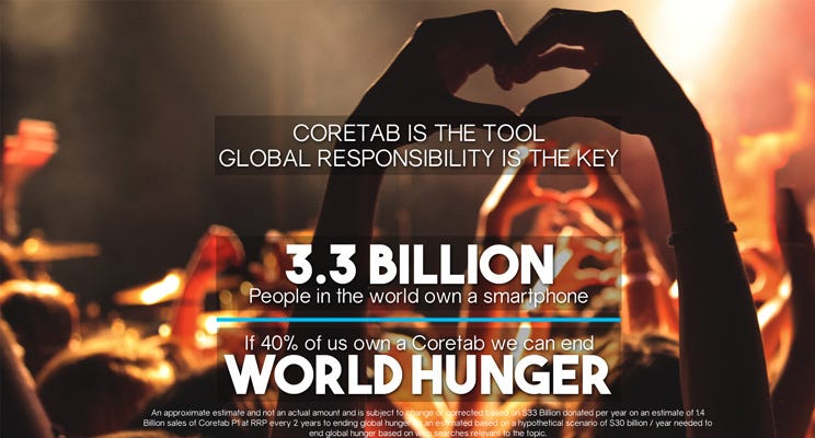 Ending world hunger with a smartphone? | by Coretab | Medium