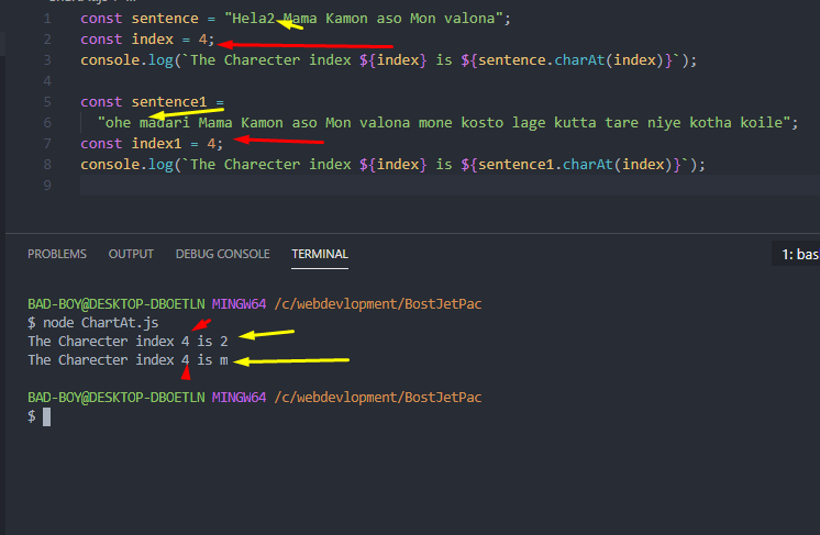 Javascript 10 String Prototype 1 Stringprototypecharat By Pappu Hasan Medium 