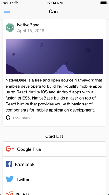 Announcing NativeBase Kitchen Sink App: All components in one place! | by Shweta Pal | The ...