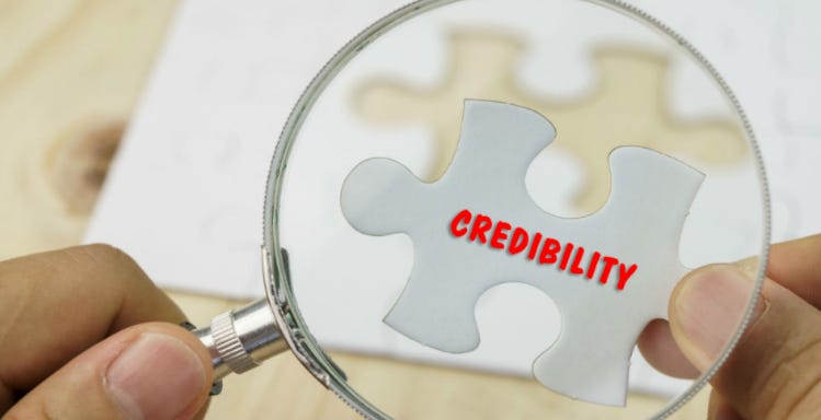 Setting The Standard For Credibility | by Rob Peters | Medium