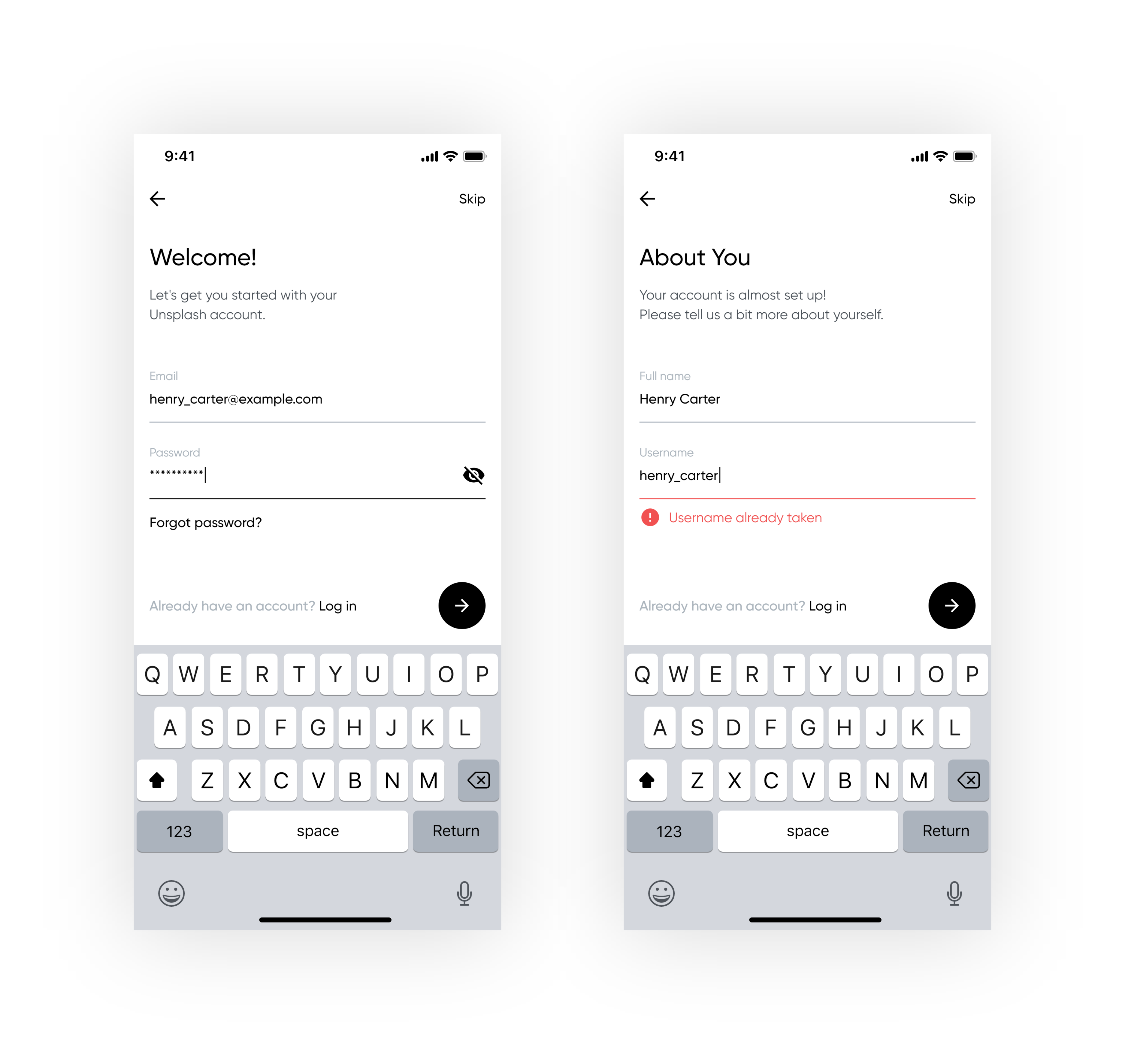 Unsplash | UX/UI iOS App Design Concept | by Bartosz Piekarz | Muzli ...