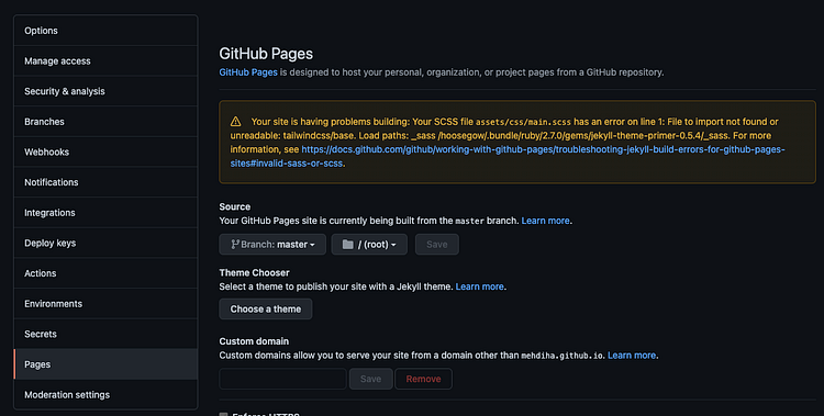 Using Jekyll with Tailwindcss on GitHub Pages | by Mehdi H | Medium