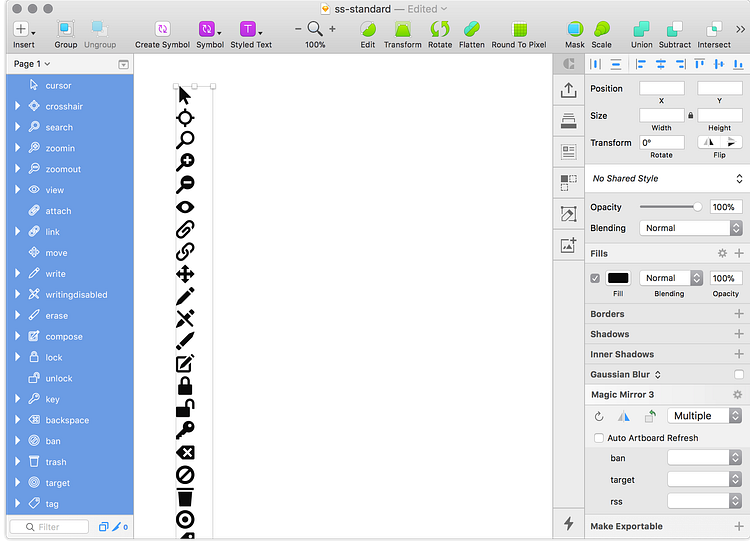 Create a Symbolset icon library in Sketch | by Olivier Van Biervliet ...