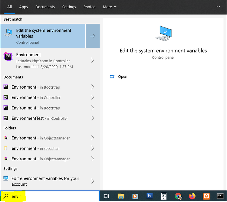 Add XAMPP PHP to Environment Variables in Windows 10 | by Dino Cajic ...