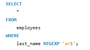 REGULAR EXPRESSION IN MYSQL. Improve your Pattern Matching with… | by ...