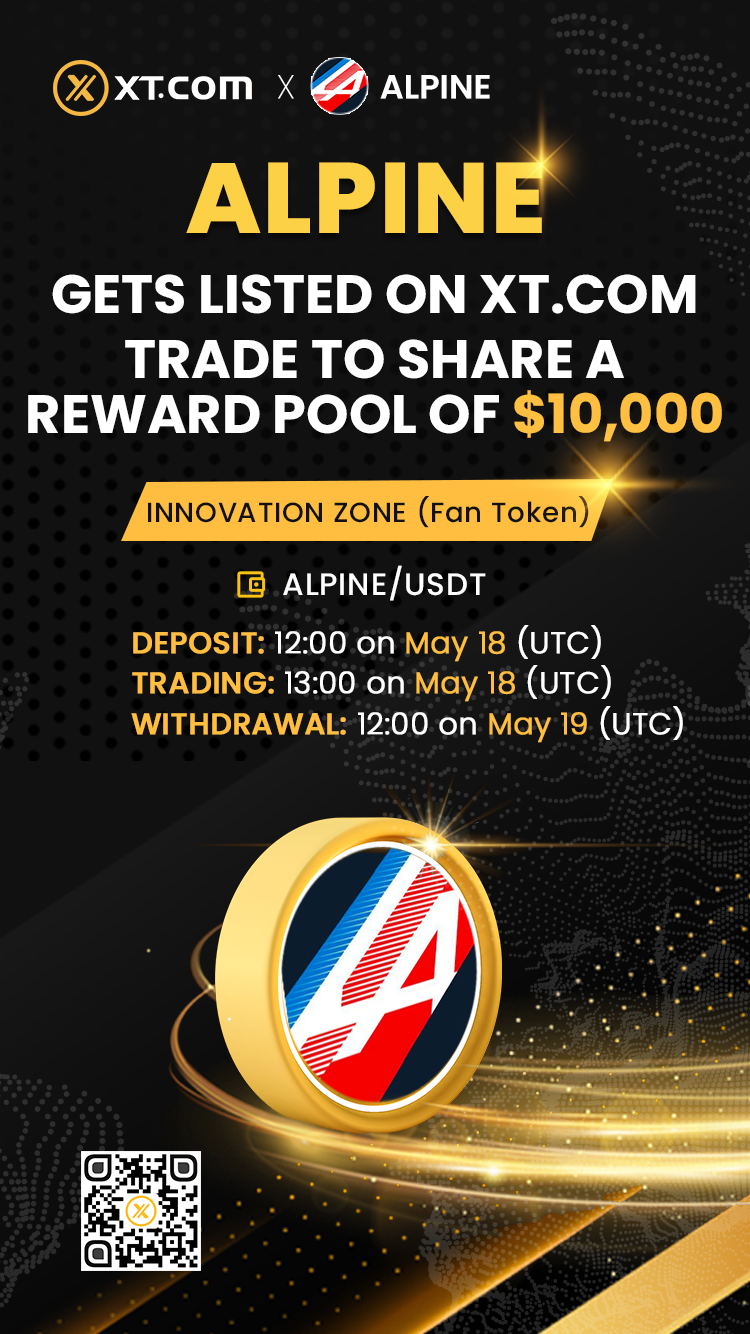 ALPINE(Alpine F1 Team Fan Token) Get Listed on XT.COM Trade to Share a ...