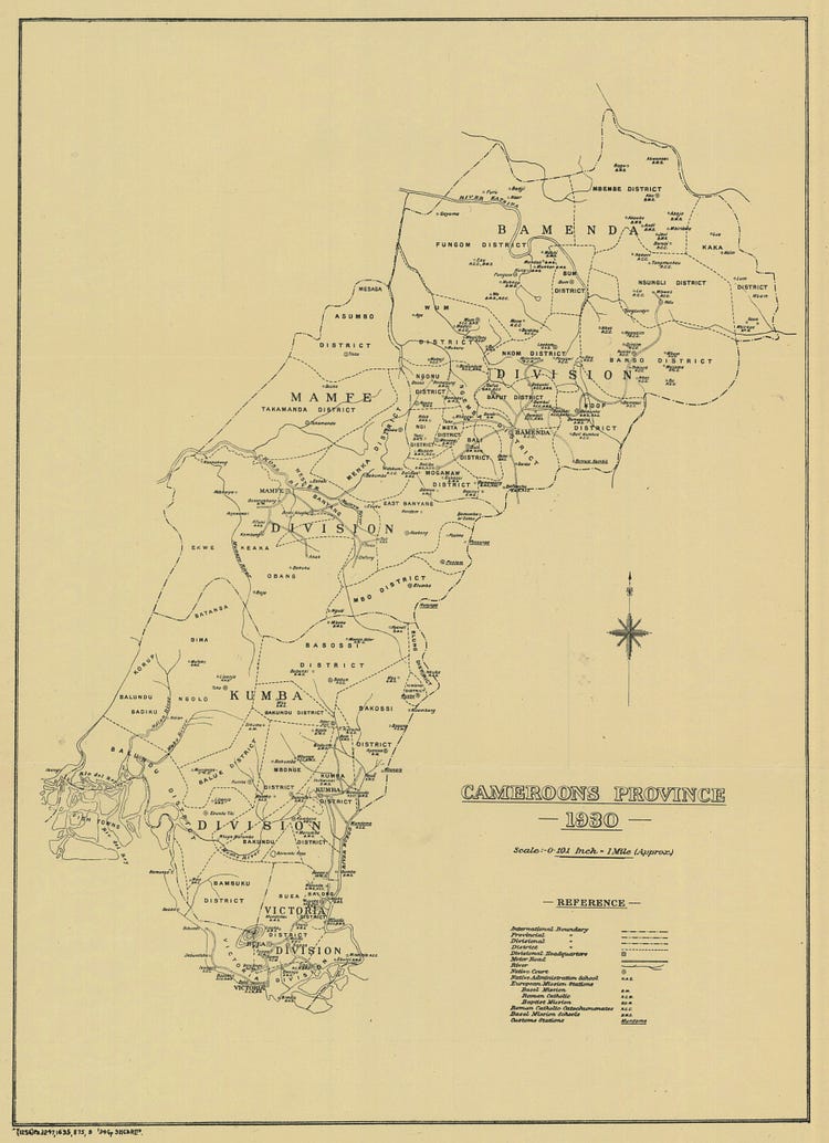 100+ years Cartographical History of Southern Cameroons | by W Munji ...