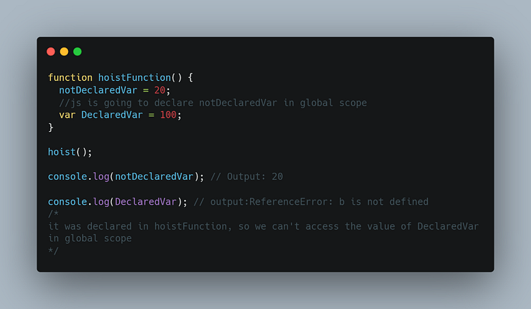 Understanding hoisting,scopes, and closures in JavaScript | by Sam Aghapour | Medium